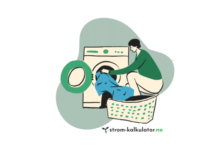 Hvor mye strøm bruker en vaskemaskin? → Finn ut her